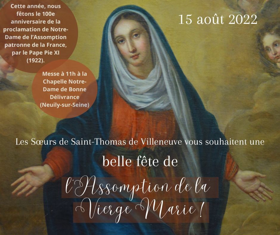 15 Août Bonne Fête De Lassomption De La Vierge Marie Stv